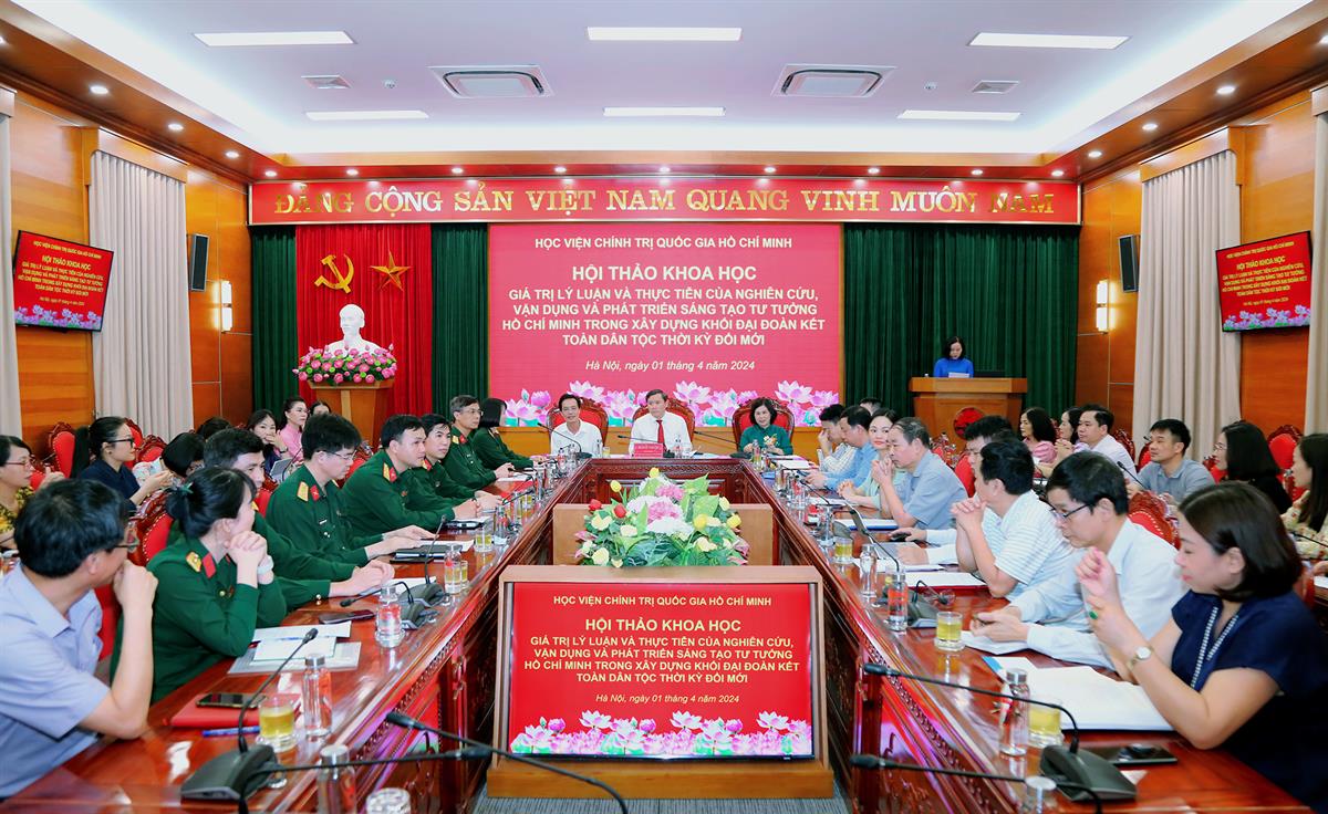 Hội thảo khoa học “Giá trị lý luận và thực tiễn của nghiên cứu, vận ...